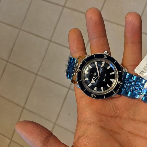 FS: New Rado Captain Cook Blue 42mm R32505203 | WatchCharts Marketplace