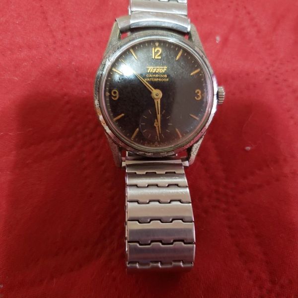 Tissot Camping Waterproof Black Dial Watch | WatchCharts Marketplace