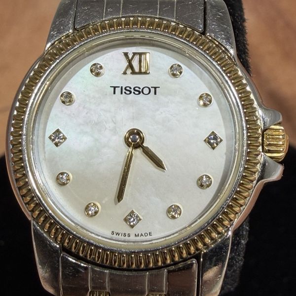 TISSOT C218ï¼ 318C Shell Dial Gold Women's Watch Quartz | WatchCharts ...