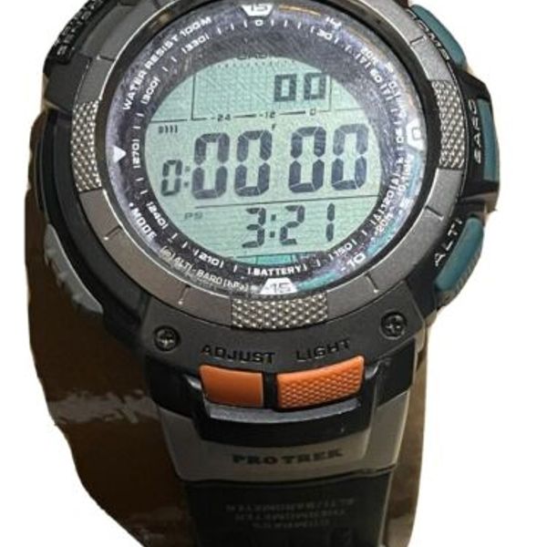 Casio ProTrek Tripple Sensor Tough Solar Watch PRG -80L model 2894 ...