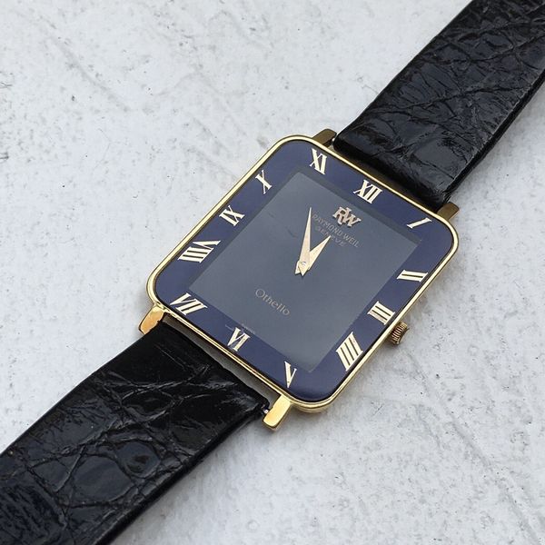 Vintage 1990s Raymond Weil Othello Tank Menâ s Wristwatch | WatchCharts ...