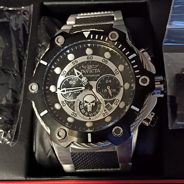 Invicta Marvel Limited Edition Punisher Watch Model 25983 | WatchCharts ...