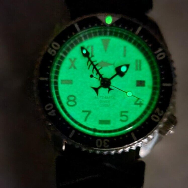 seiko 7002 fishbone. all black .Full lumen nh35 Automatic | WatchCharts ...