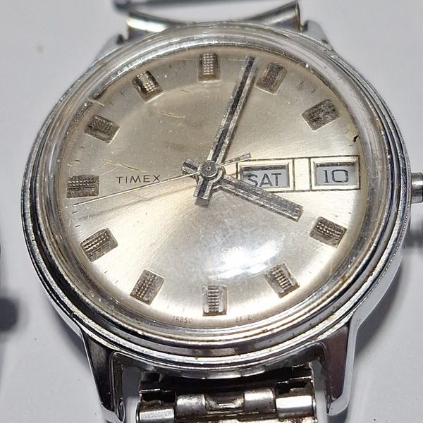 9 Old Timex Watches Automatic,Self Wind,Mechanical,Quartz Estate Find ...