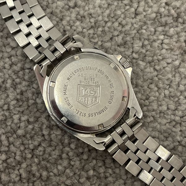 TAG Heuer 1000 Men's Black Watch - 980.013N | WatchCharts Marketplace