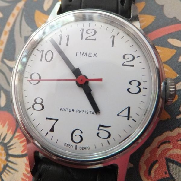 Superb British Made 1978 Timex "Sprite" Manual Winding Watch ...