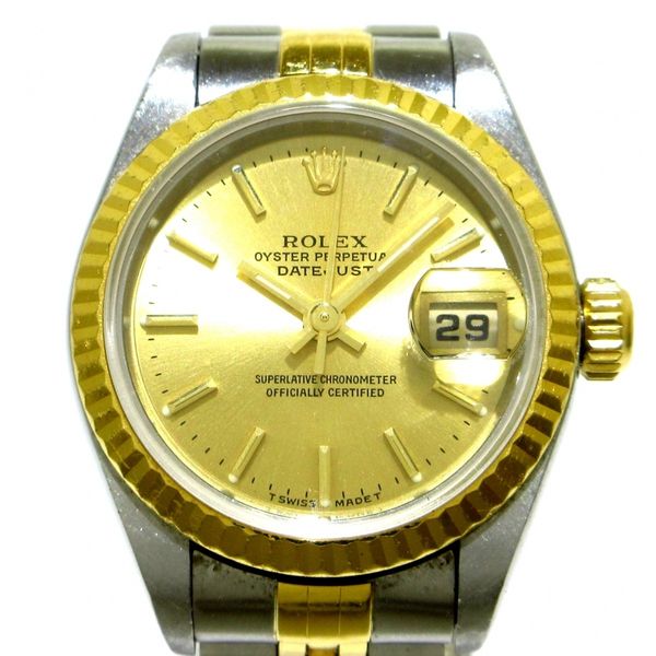 [New] [Used] ROLEX Datejust Watch K18YG x SS / 16 frames + 3 frames ...