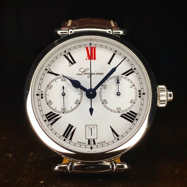 180th Anniversary Longines Heritage single pusher Chronograph 2.776.4 ...