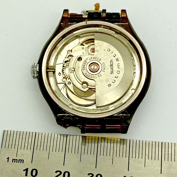 Swatch Vintage Watch Head with Automatic Movement for Hobbyists X179 ...