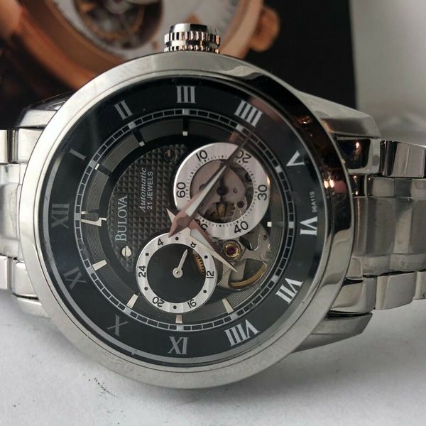 Bulova B2 Automatic Classic Stainless Steel 21J Men's Watch ...