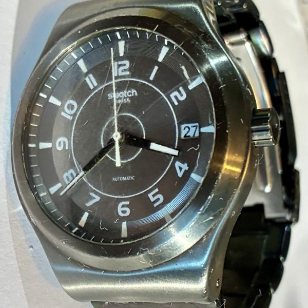 swatch swiss watch mens automatic skeleton Back Runs | WatchCharts ...