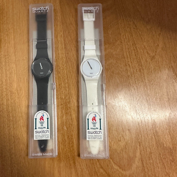 Vintage Swatch Special - White Hours & Black Minutes - 1996 - Never ...