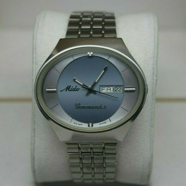 Vintage 1980’s Mido Commander Automatic Day/Date 25J Watch | WatchCharts