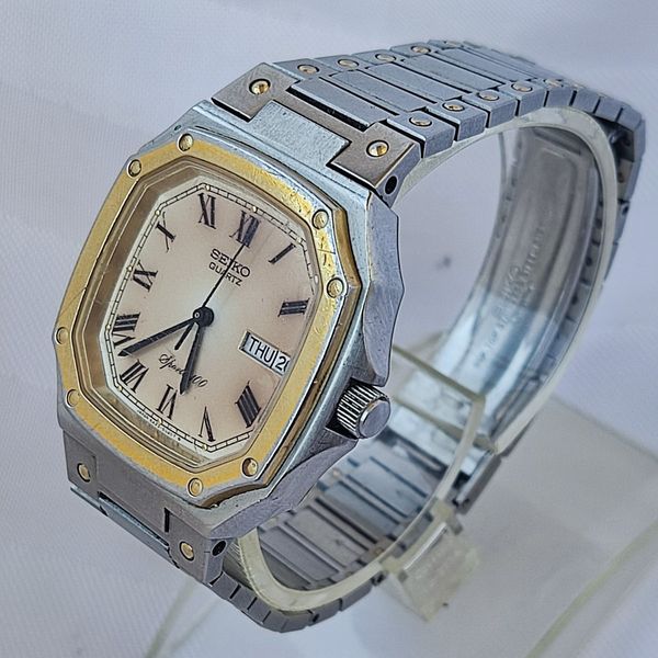 Vintage SEIKO 'Santos' SQ 100 Watch 6423-5030(A3) Very RARE WORKS ...