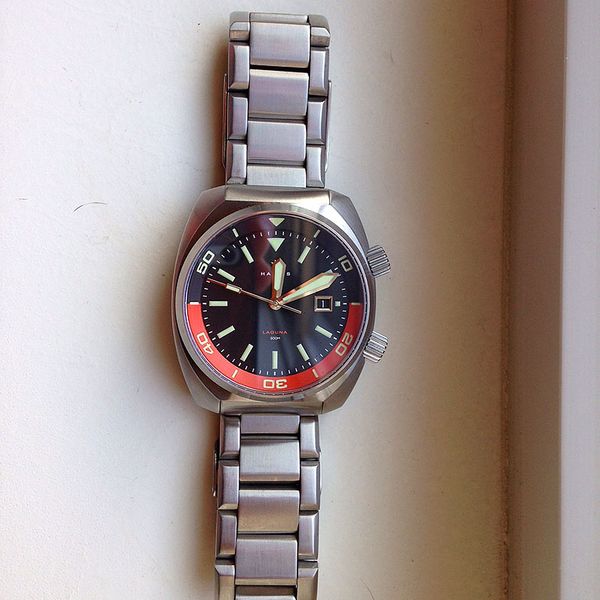 FS: Halios Laguna Black / Red - Full Kit (Super compressor style watch ...