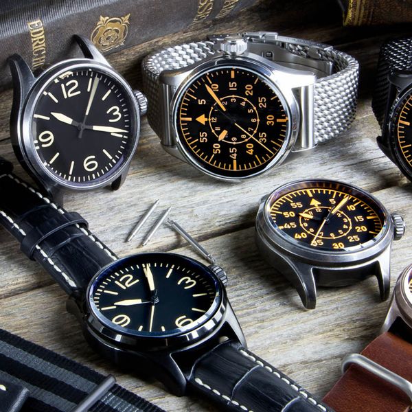 Limited Edition Geckota K1 Pilot's Watch Head / Automatic / Sapphire ...