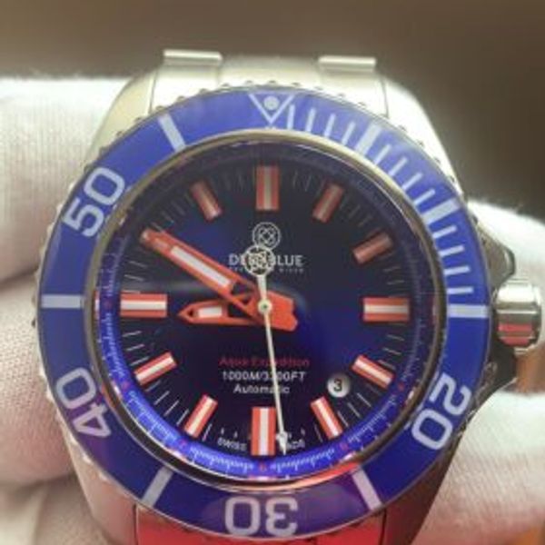 Deep Blue Aqua Expedition Swiss Automatic MINT!!! | WatchCharts