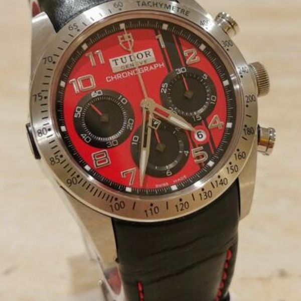 Authentic Tudor Fastrider Ducati 42MM Automatic Chronograph Red Dial ...