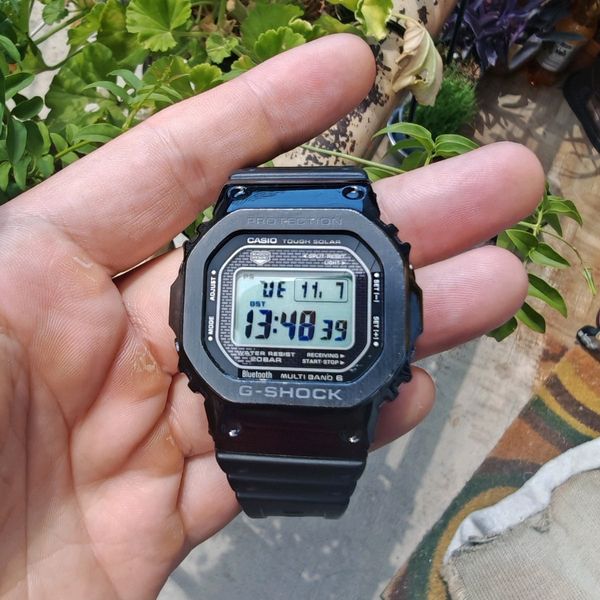 Casio G-Shock GMW-B5000G-1JF Bluetooth Radio Solar | WatchCharts ...