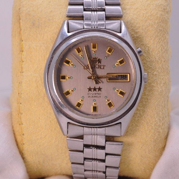 Orient Tri Star Automatic 21 Jewels Day/Date EM6Q, Japan Made Men's ...