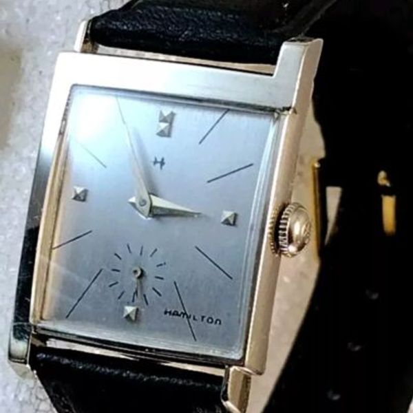 Vintage Men's Wristwatch HAMILTON BLADE cal770 10k Yellow Gold Filled ...