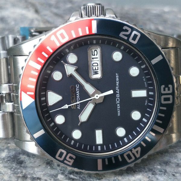 SEIKO DIVER 7S26-0040 SKX033 SUBMARINER AUTOMATIC MEN'S WATCH SERIAL N ...