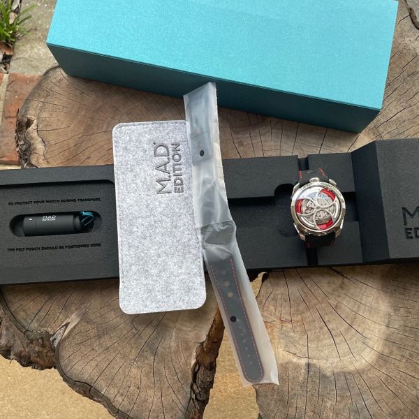 M.A.D.Editions MAD 1 Red by M.A.D.Gallery with unworn original strap ...