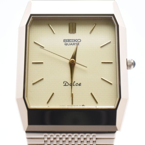 [MINT in Box] Vintage Seiko Dolce 9521-5110 Gold Dial Quartz Men's Watch JAPAN | WatchCharts ...
