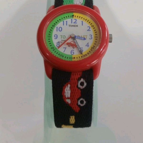 Vintage Timex Analog Teaching Kids Watch, New Battery, learn to tell ...