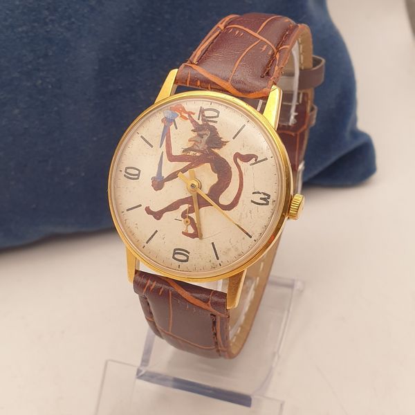 Raketa 2602 ZIM Gold Plated AU20 Super Slim Original Vintage Soviet ...