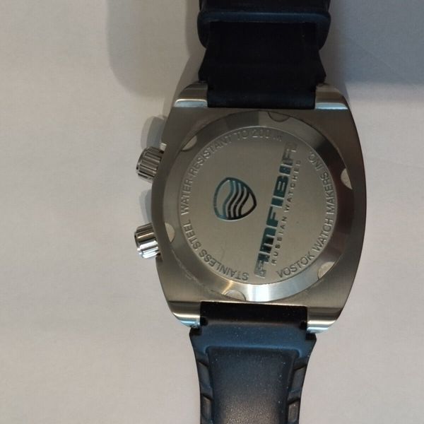 RUSSIAN VOSTOK AMFIBIA SCUBA SILICONE STRAP AUTOMATIC DIVE WATCH ...