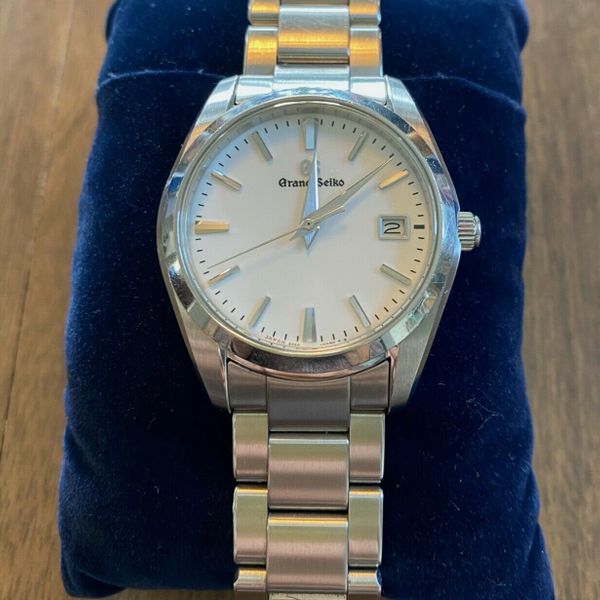 Grand Seiko SBGX259 Quartz Men's Watch- White Dial ±10 seconds per year ...