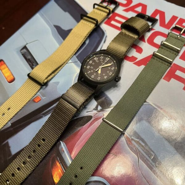Timex Expedition North Field Solar Watch 36mm Black 3 NATO Straps ...