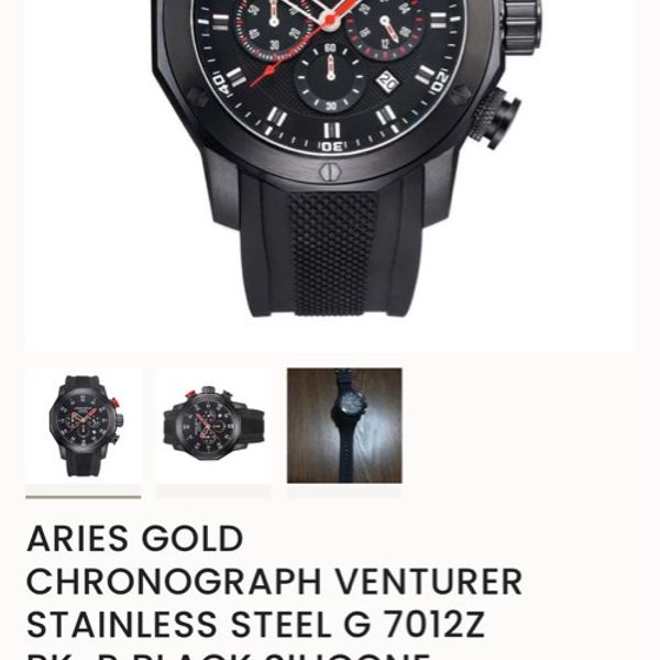 Aries Gold Chronograph Venturer Men's Watch | WatchCharts Marketplace