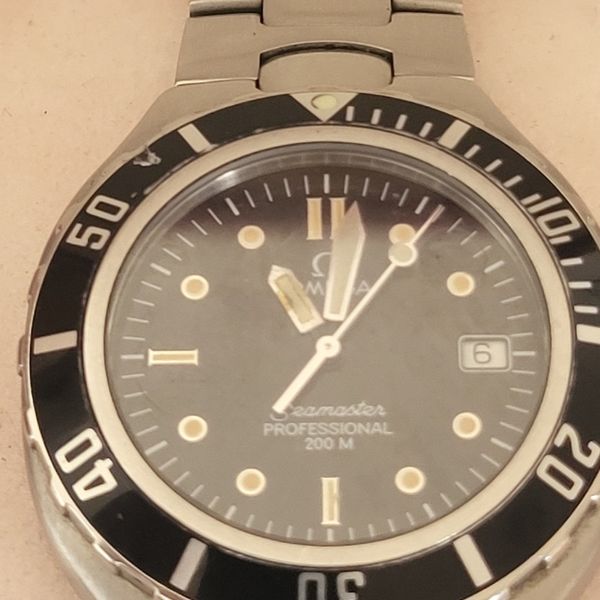 Omega Seamaster Professional 200M * PreBond 1993 * Black Swiss Dial ...