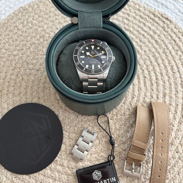 San Martin SN0138 (Black Bay Homage) Automatic Watch | WatchCharts ...