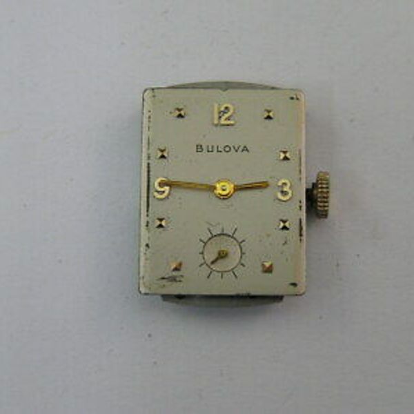 Vintage Bulova Watch Movement 7AK 21 Jewels 1947 | WatchCharts