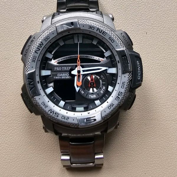 CASIO PRG280-D ProTrek Twin Sensor Men's Analog/Digital Watch RARE. New ...