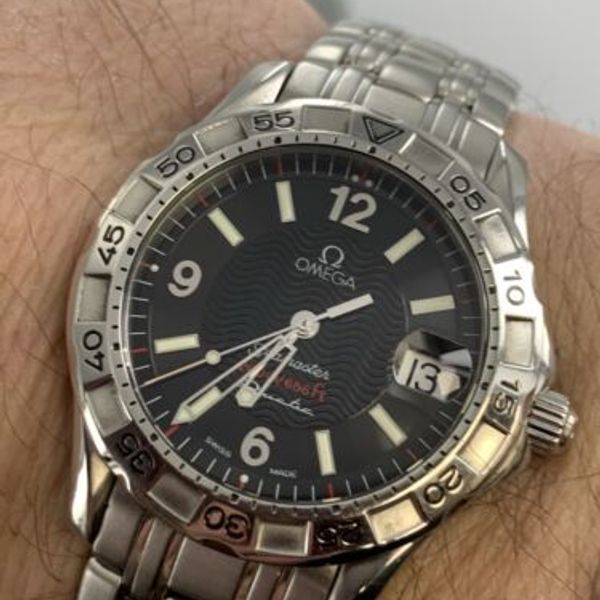 Gents Omega Seamaster Quartic Kinetic Quartz Watch Full Set 2000 36mm ...