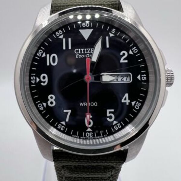 Citizen Men's Eco-Drive Weekender Garrison Field Watch Olive Gray ...