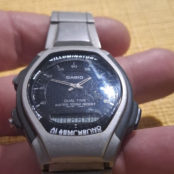 Casio AQ-140W Illuminator Alarm Chrono Original Vintage | WatchCharts ...