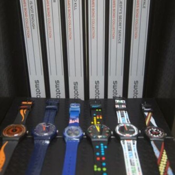 Complete James Bond 007 Swatch Collection 2020 (all 7 Watches ...
