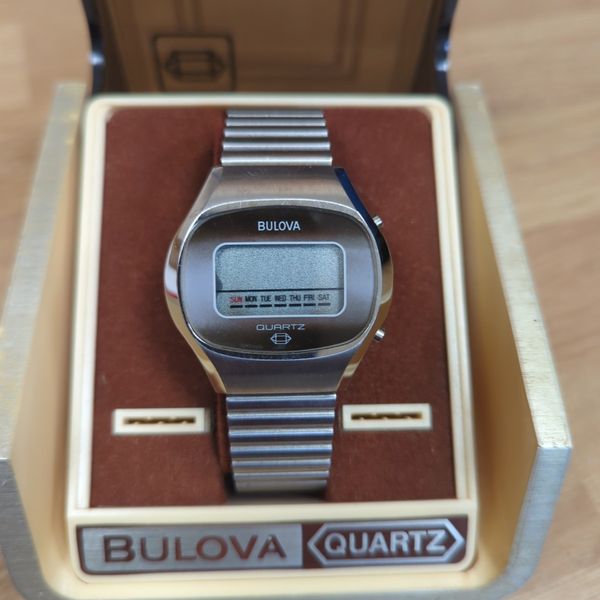 Genuine Vintage Bulova N7 Quartz Digital Mens watch | WatchCharts ...