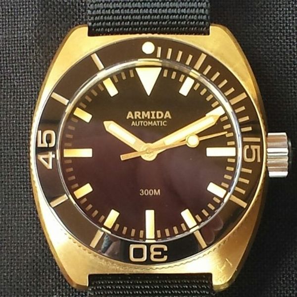 SOLD*****ARMIDA A7 Brass No Date | WatchCharts