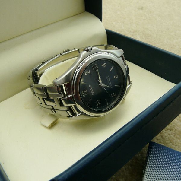 VINTAGE 1990s SEIKO KINETIC AUTO RELAY 5J22-0B69 GENTS S/S WATCH RUNS FOR REPAIR | WatchCharts ...
