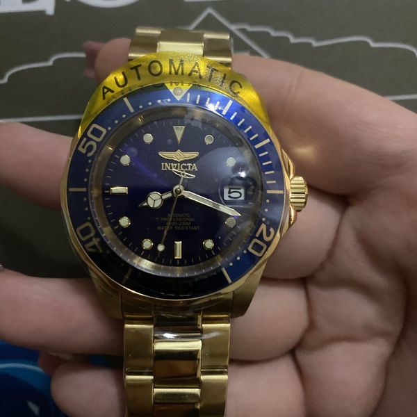 Invicta Men's 8930 Pro Diver Blue Dial Automatic Watch 40mm ...