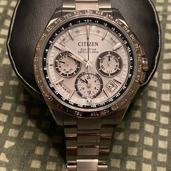 Citizen Satellite Wave Titanium watch with global GPS | WatchCharts ...