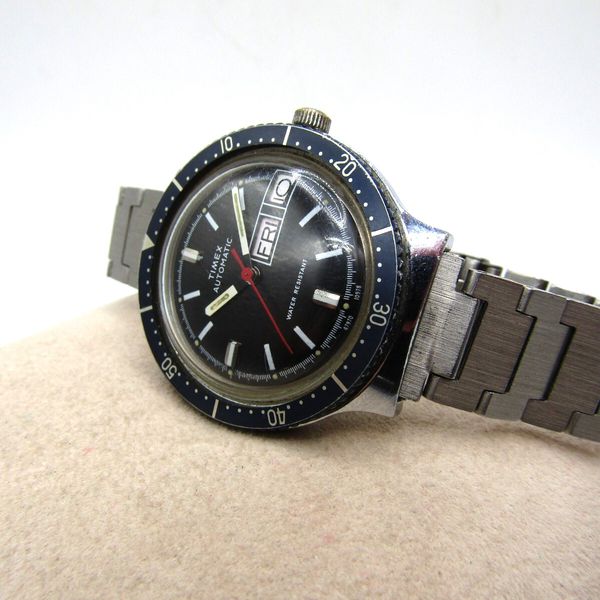 Vintage 1978 Timex Viscount Automatic Cal. M109 Power Reserve Skin ...