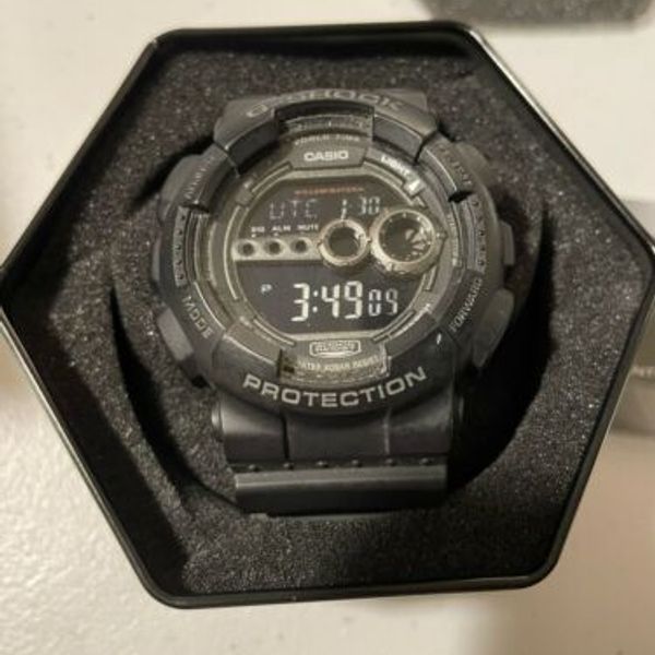 Casio G-Shock GD100-1B Military Tactical Digital Watch - Great ...