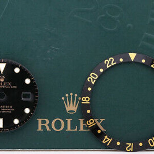 Rolex GMT Master II Black Dial and Insert for 16713 - 16718 FCD9755 ...